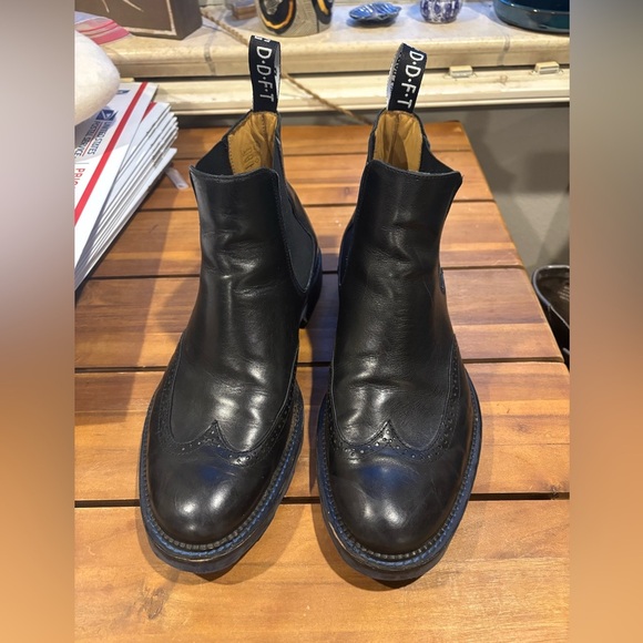 John Fluevog | Shoes | Mens Size 1 John Fluevog Black Leather Zedkiel ...